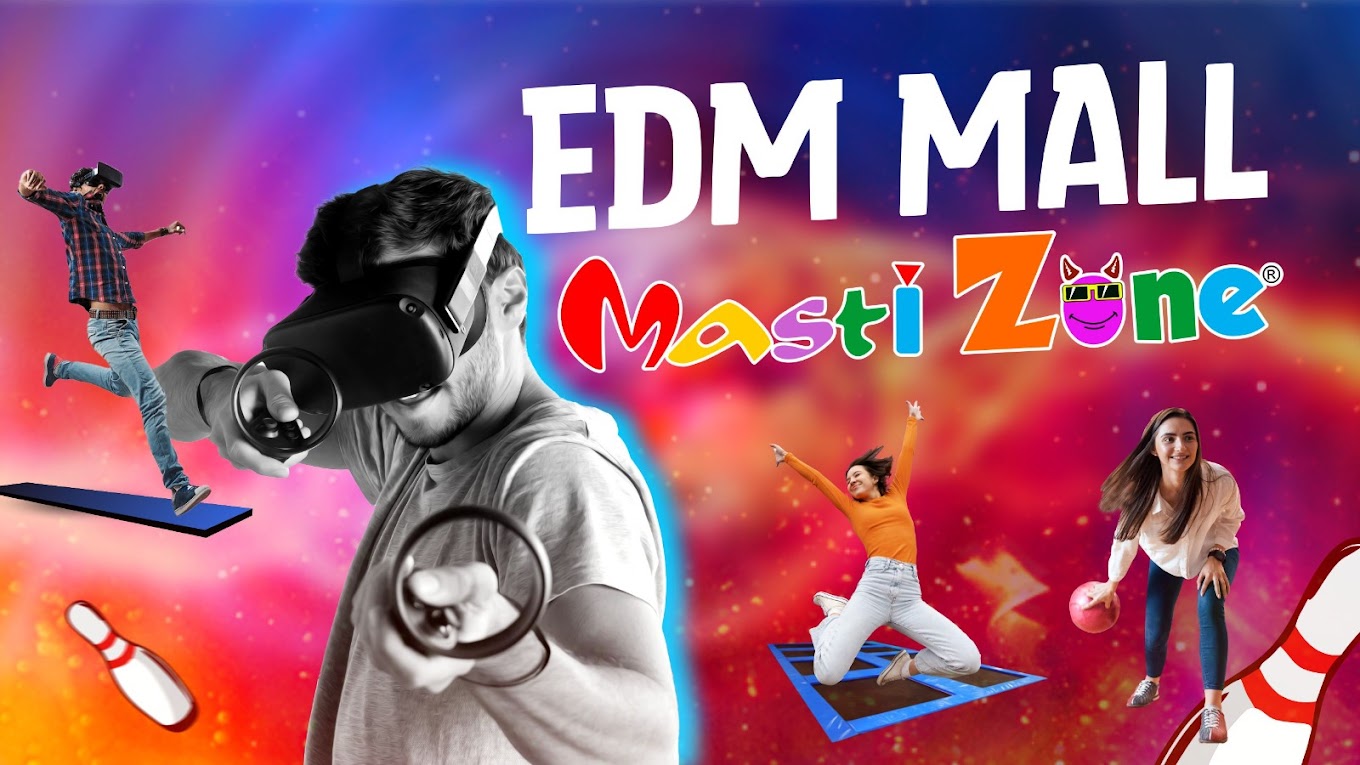 Masti zone edm mall tickets, prices and game zone guide